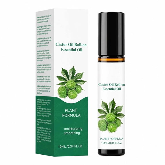 Castor Care Oil Roll-On,Castor Oil For Whole Body Use,Ideal For Belly ...