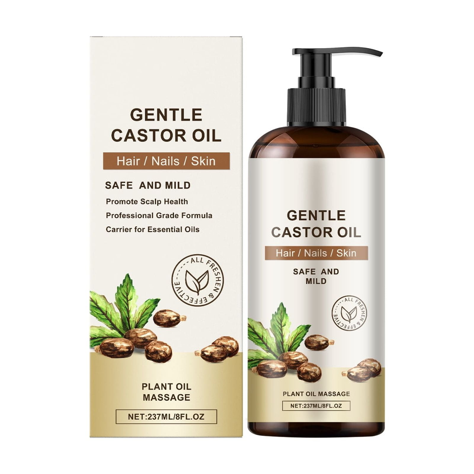 Castor Oil Care Essences Oil Moisturizing Whole Body Nourishing 237ml ...