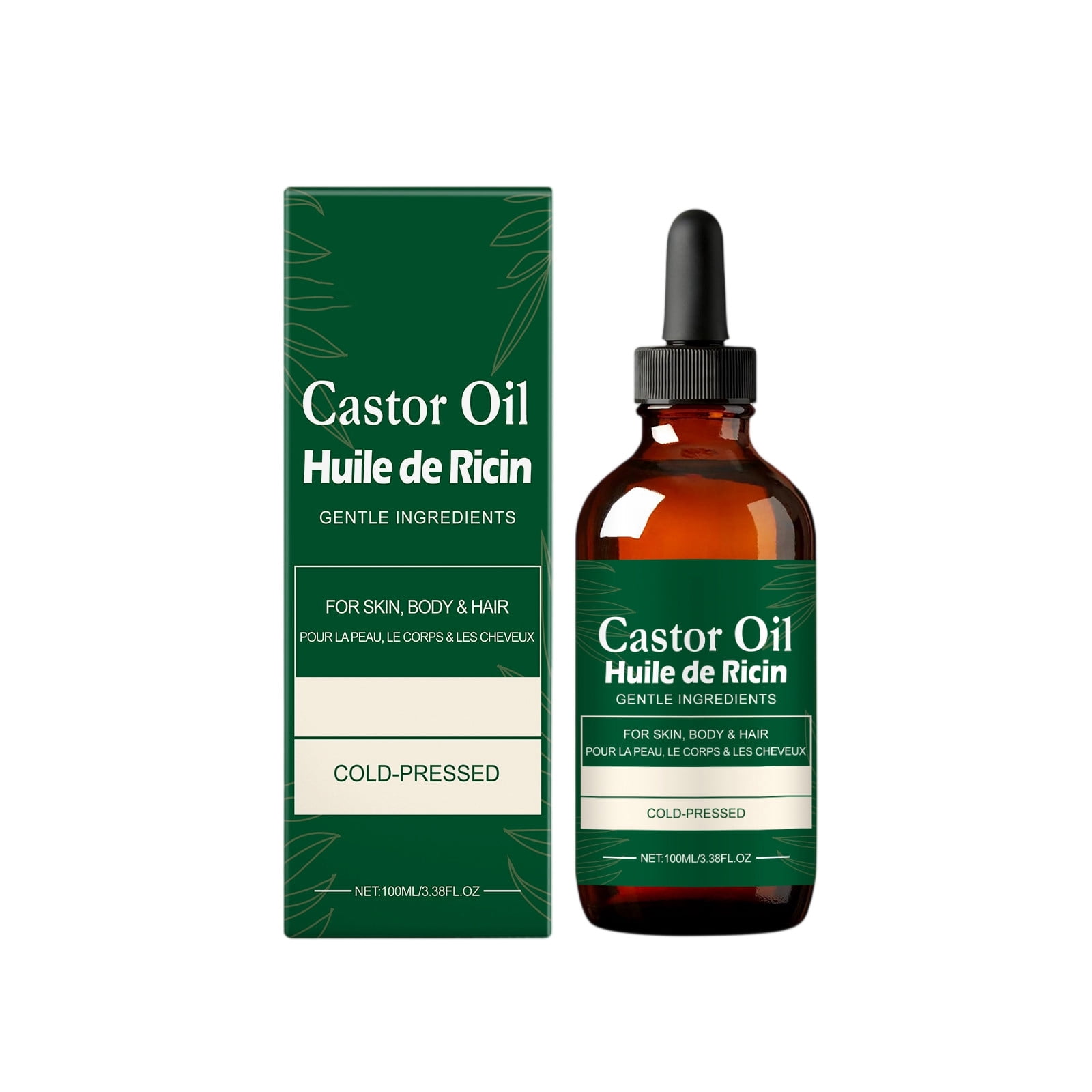 Castor Oil Care Oil Multi-effect Nourishing Eyelashes Eyebrows Hair ...