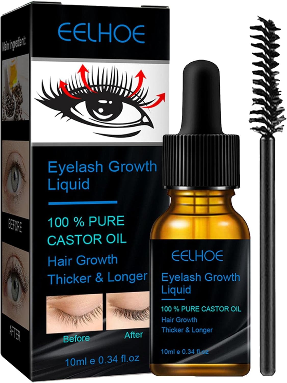 Castor Oil Castor Oil For Eyelash Growth Cold Pressed 100 Pure Castor