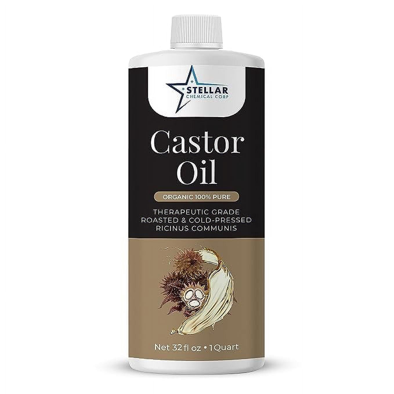 Castor Oil - Extra SBF3 Large Castor Oil Pack - Non-Hexane Castor Oil ...