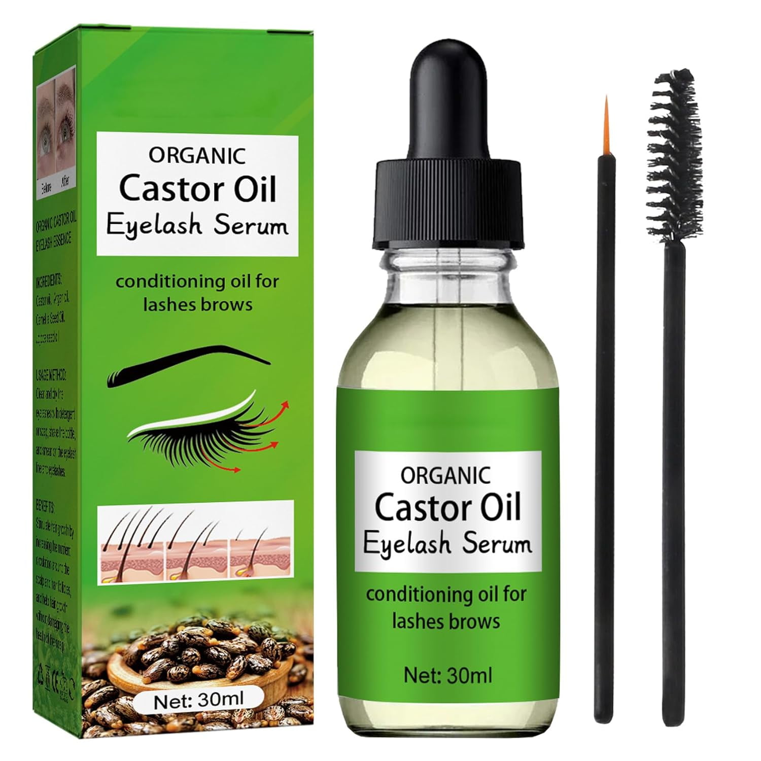 Castor Oil For Eyelashes And Eyebrows Castor Oil Eyelash Serum