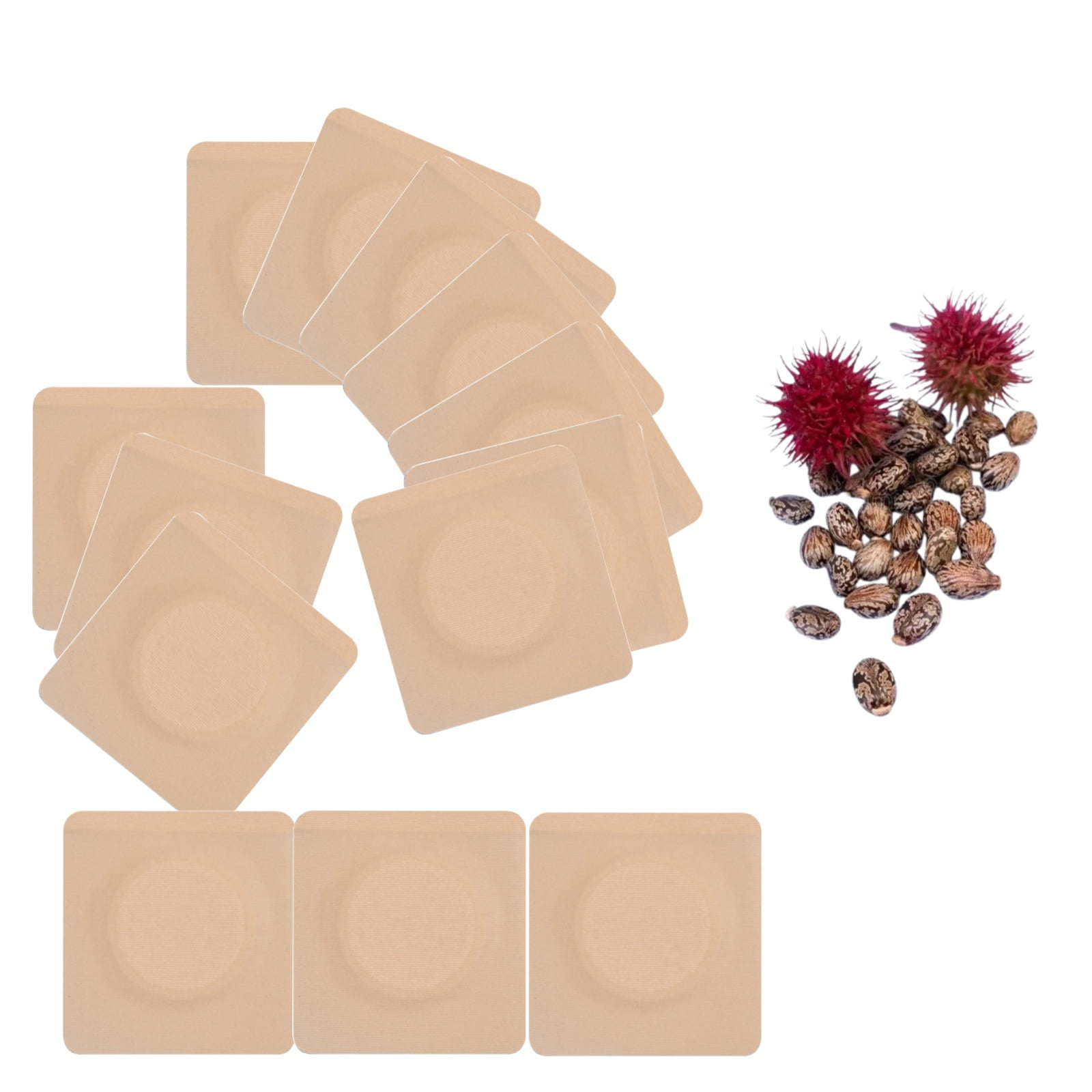 Castor Oil Patches, Disposable Castor Oil Pack Wrap Belly Button Self ...