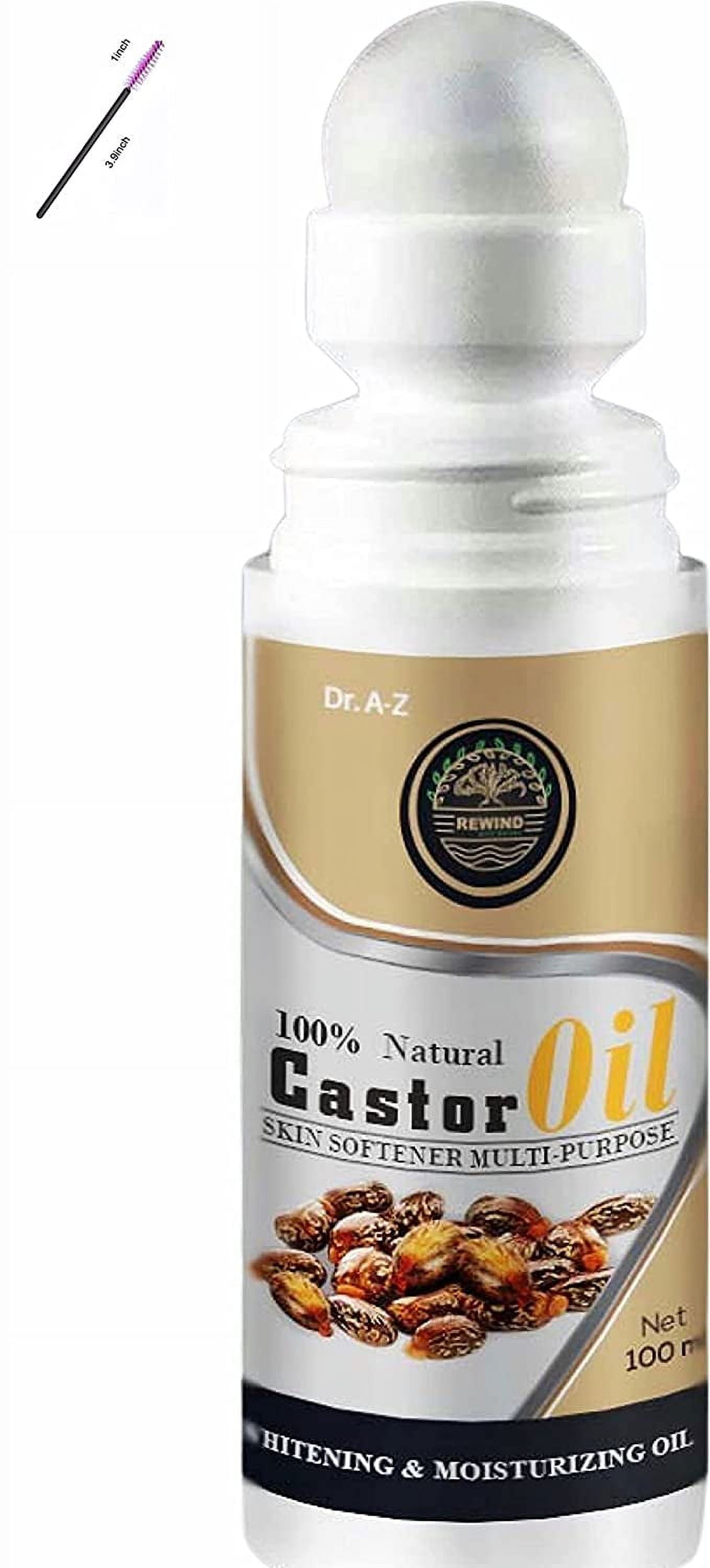 Castor Oil Roll On, Castor Oil for Hair Skin and Nails - Walmart.com