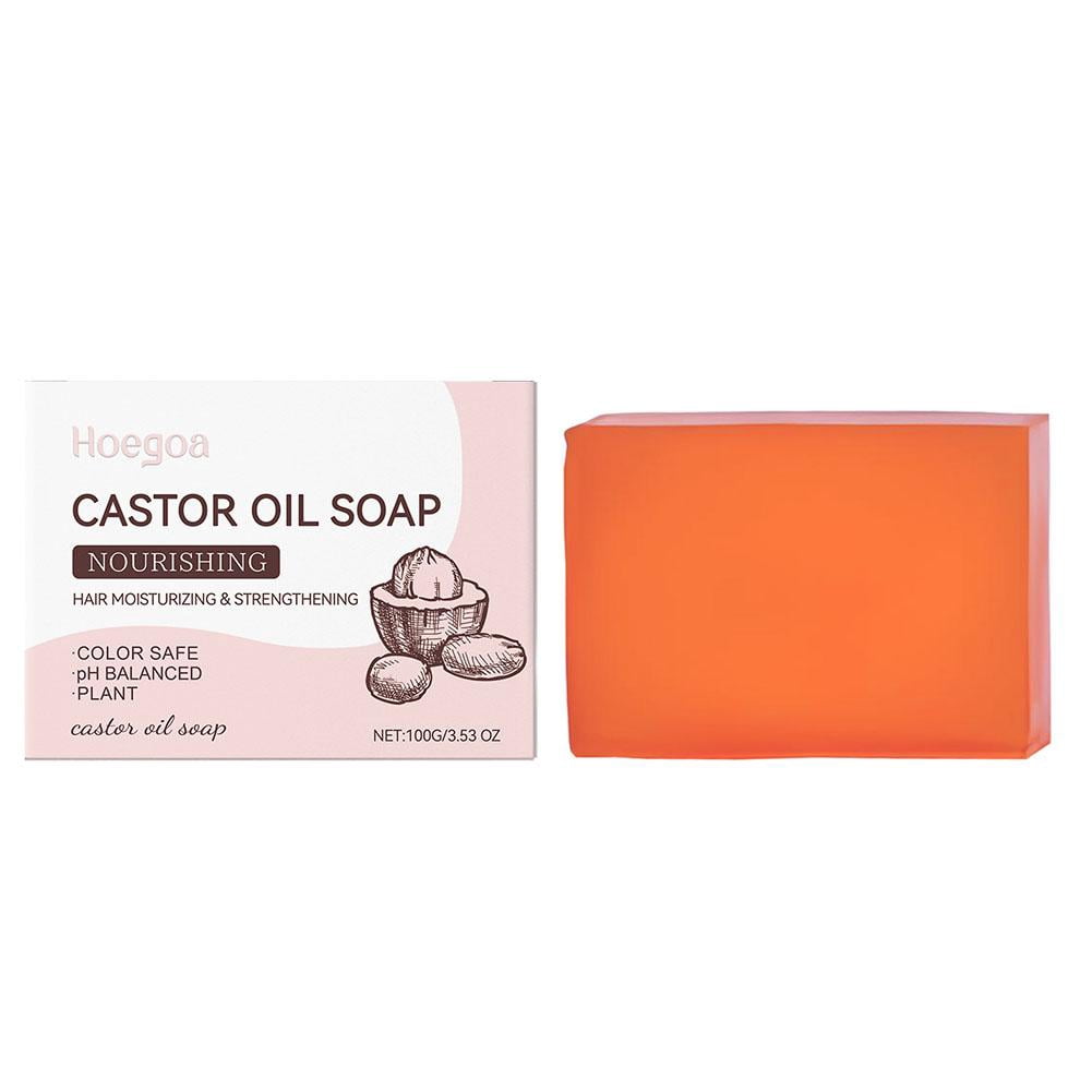 Castor Oil Shampoo Soap - Natural Plant Extracts for Healthy Hair Care ...