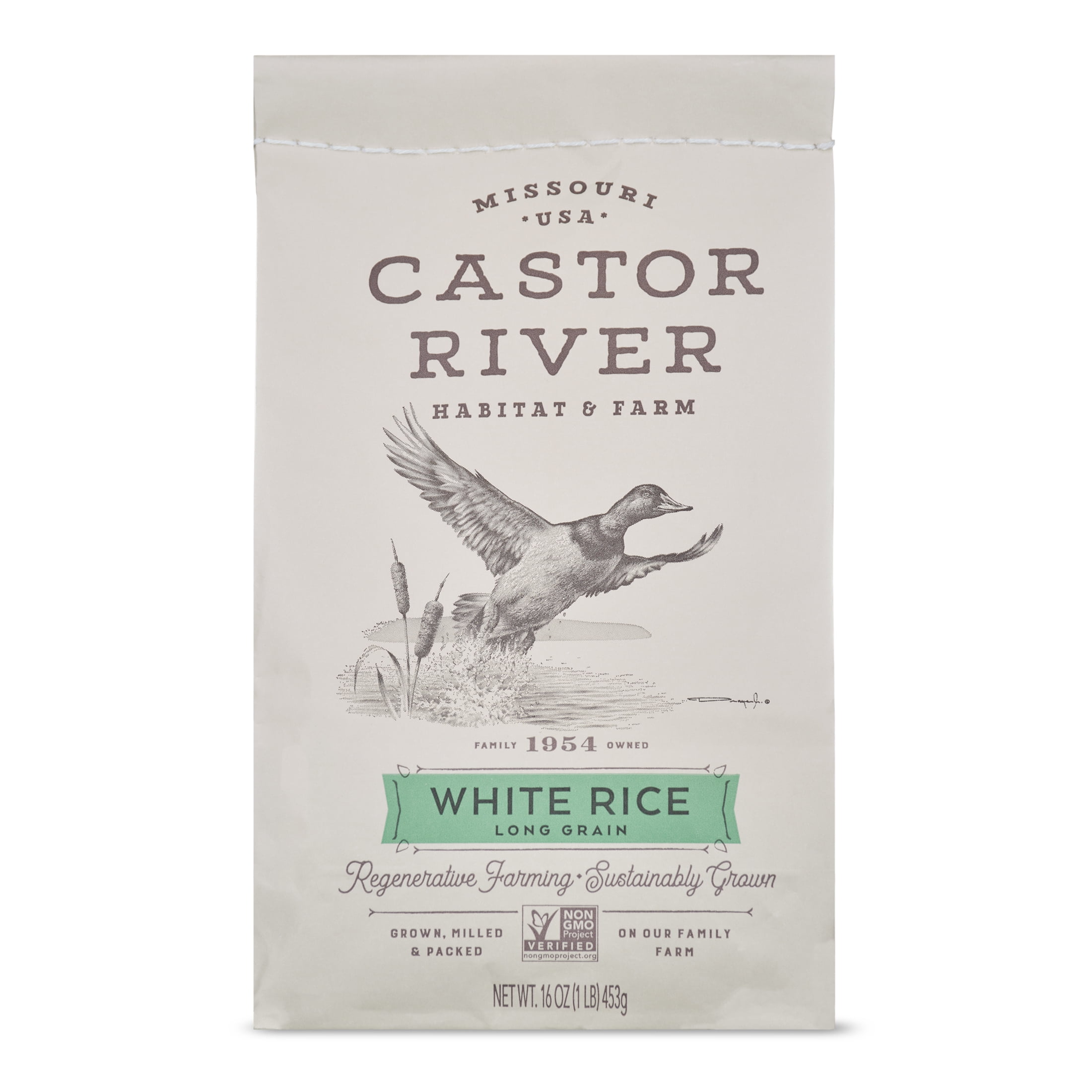 Castor River Long Grain White Rice, 16 oz - Walmart.com