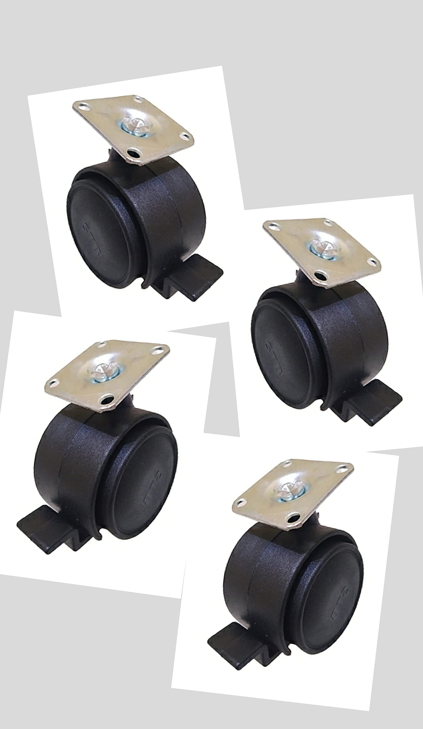 Castor Wheels Heavy Duty Plate Type with Break/lock/Stopper ...