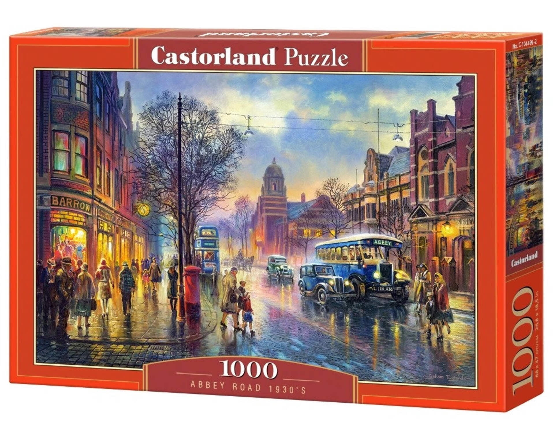 CASTORLAND 1000 Piece Jigsaw Puzzles, Abbey Road, 1930s, London ...