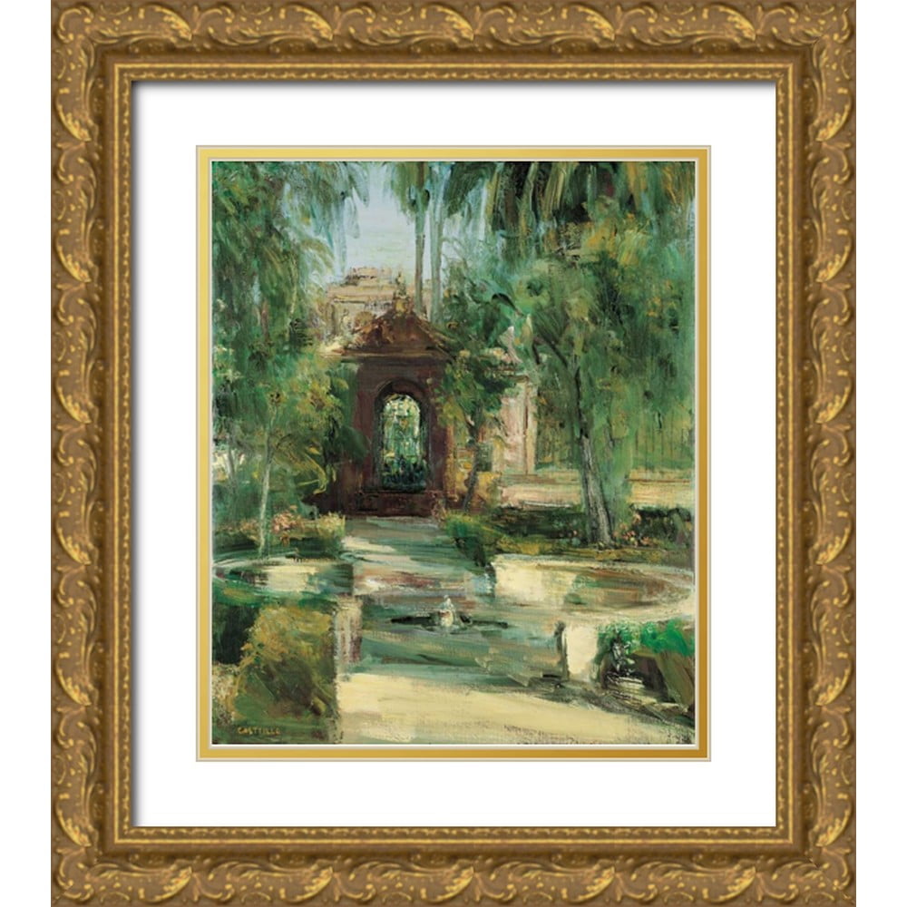Castrillo, Jose Luis 26x31 Gold Ornate Wood Framed with Double Matting ...