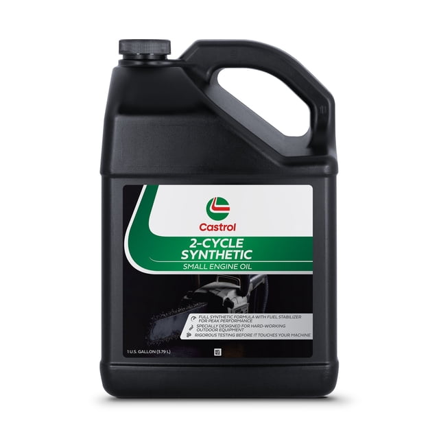 Castrol 2 Cycle Full Synthetic Oil - Small Engine Formula - 50:1 Mix ...