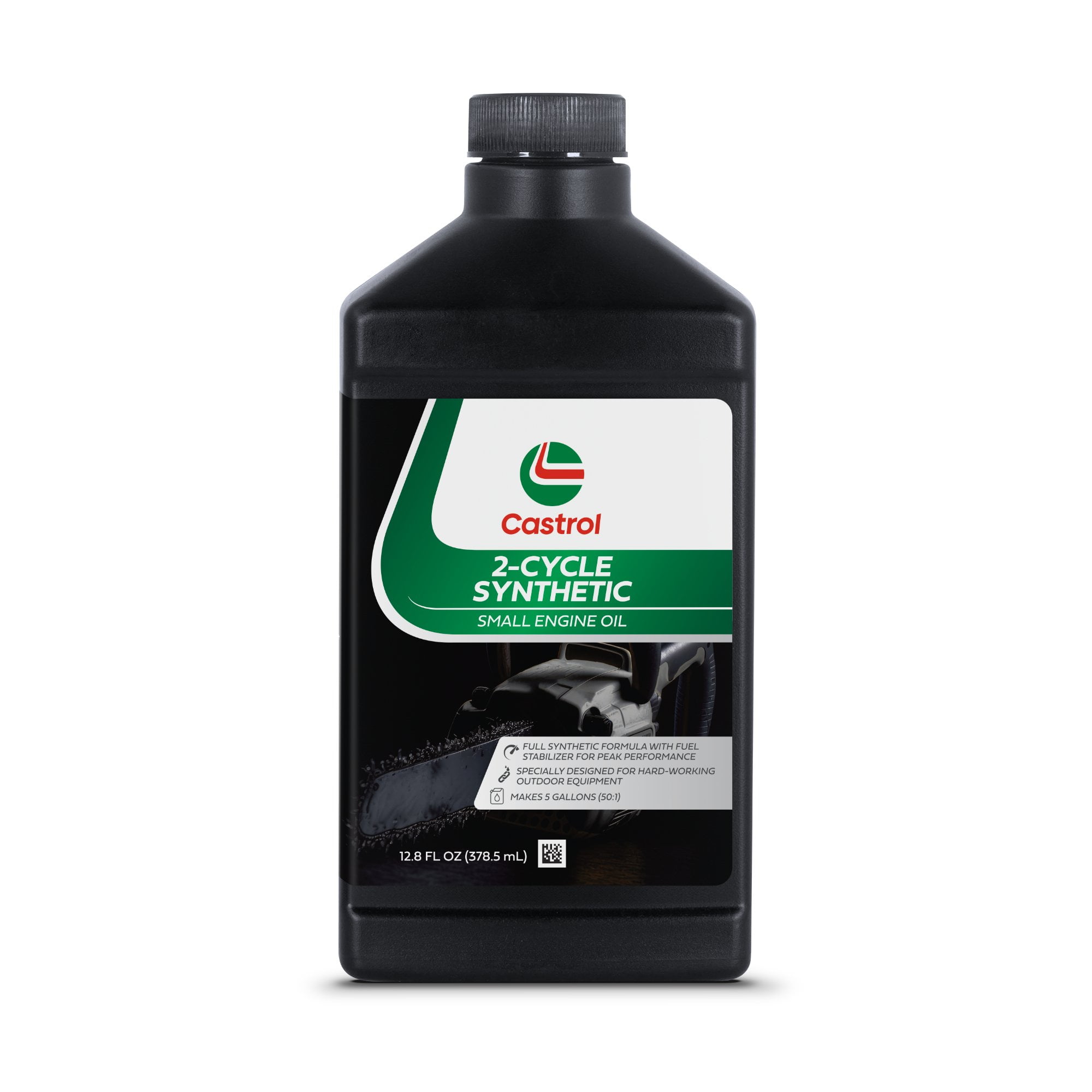 Castrol 2 Cycle Full Synthetic Oil - Small Engine Formula - 50:1 Mix ...