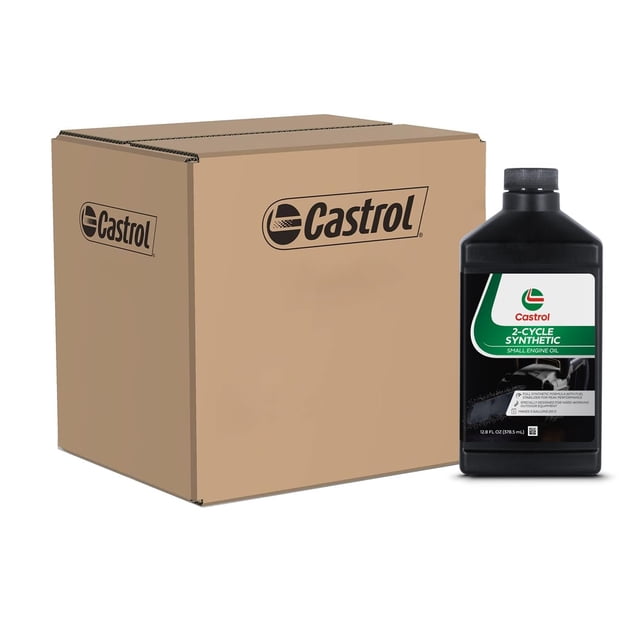 Castrol 2 Cycle Full Synthetic Oil - Small Engine Formula - 50:1 Mix ...