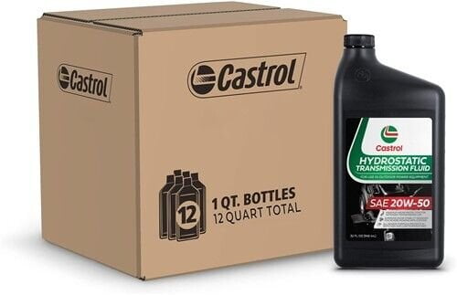 Castrol 20W50 Hydrostatic Transmission Fluid For OPE API GL-4 - 1 Quart ...