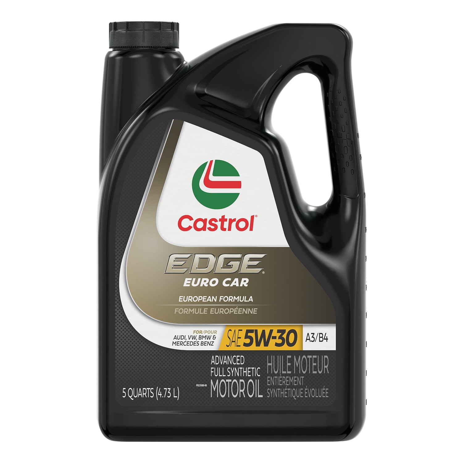 Castrol EDGE Euro 5W-30 A3/B4 Advanced Full Synthetic Motor Oil, 5 ...