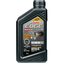 Castrol EDGE 5W-20 High Mileage Advanced Full Synthetic Motor Oil, 5 ...