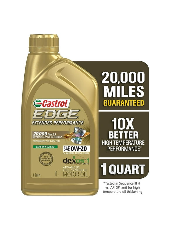 0W-20 Synthetic Oil in Synthetic Oil - Walmart.com