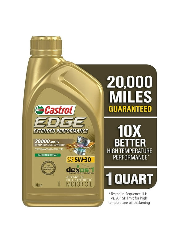 Castrol EDGE 5W-30 in Castrol Oil - Walmart.com