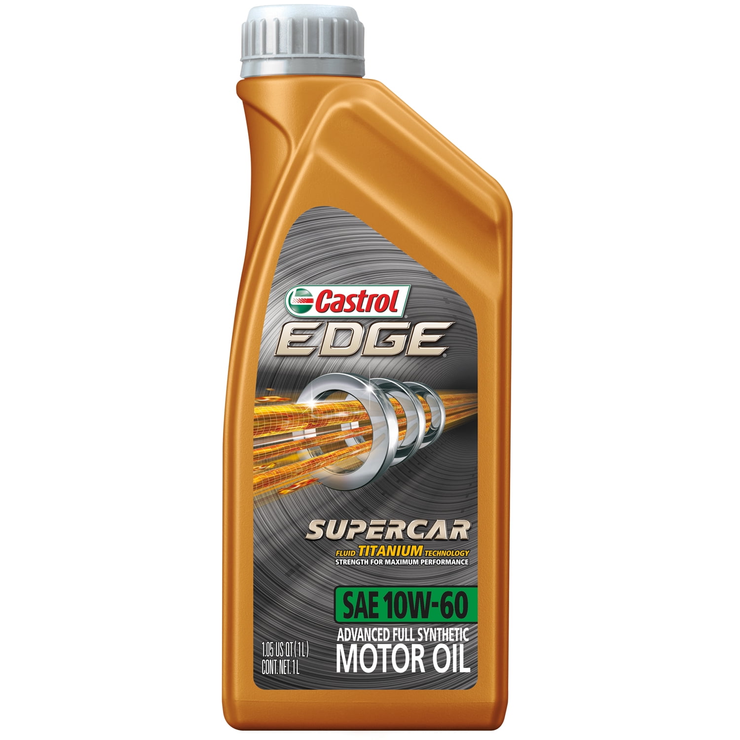 Castrol Edge SUPERCAR 10W-60 Advanced Full Synthetic Motor Oil, 1 Liter ...
