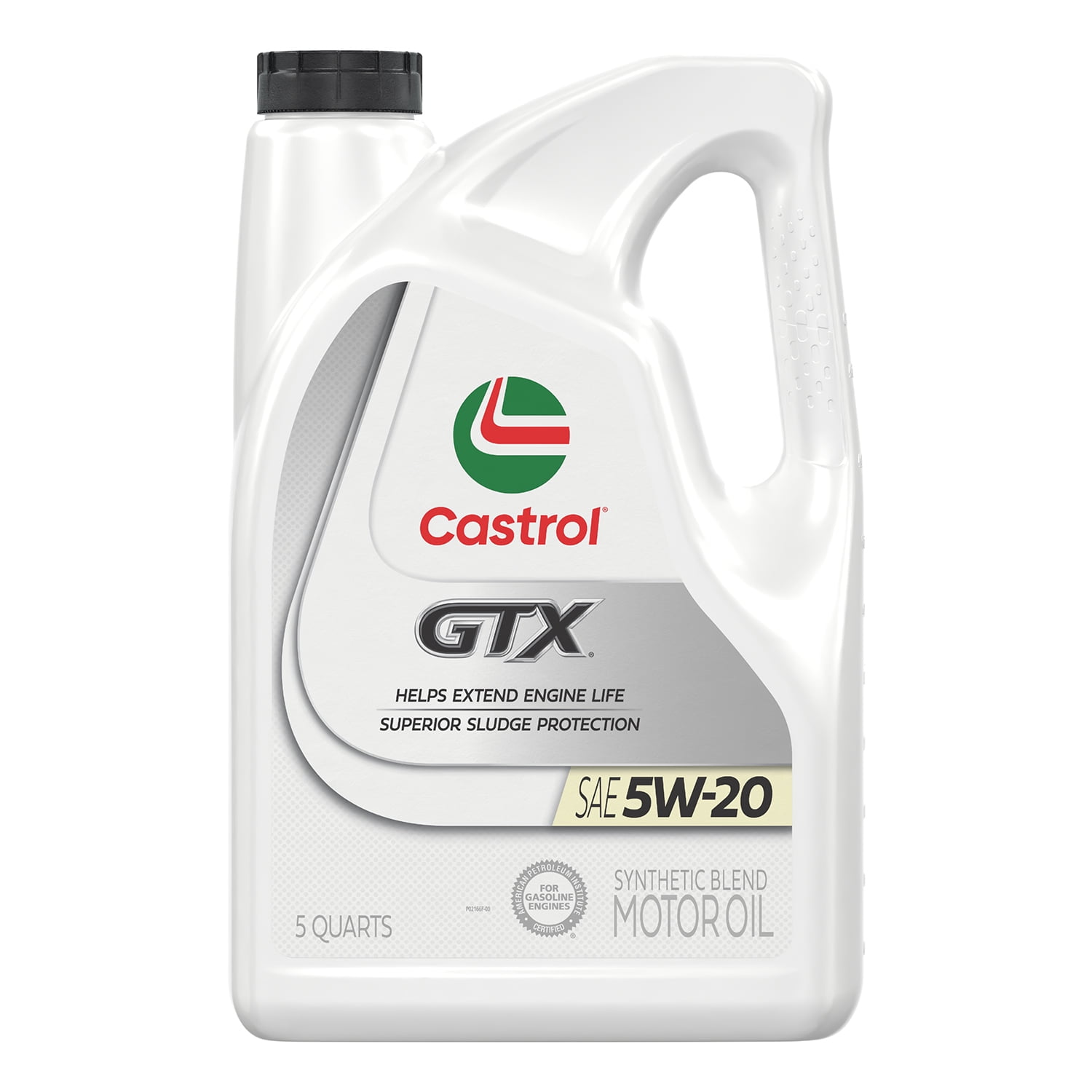 Castrol GTX 5W-20 Synthetic Blend Motor Oil, 5 Quarts - Walmart.com