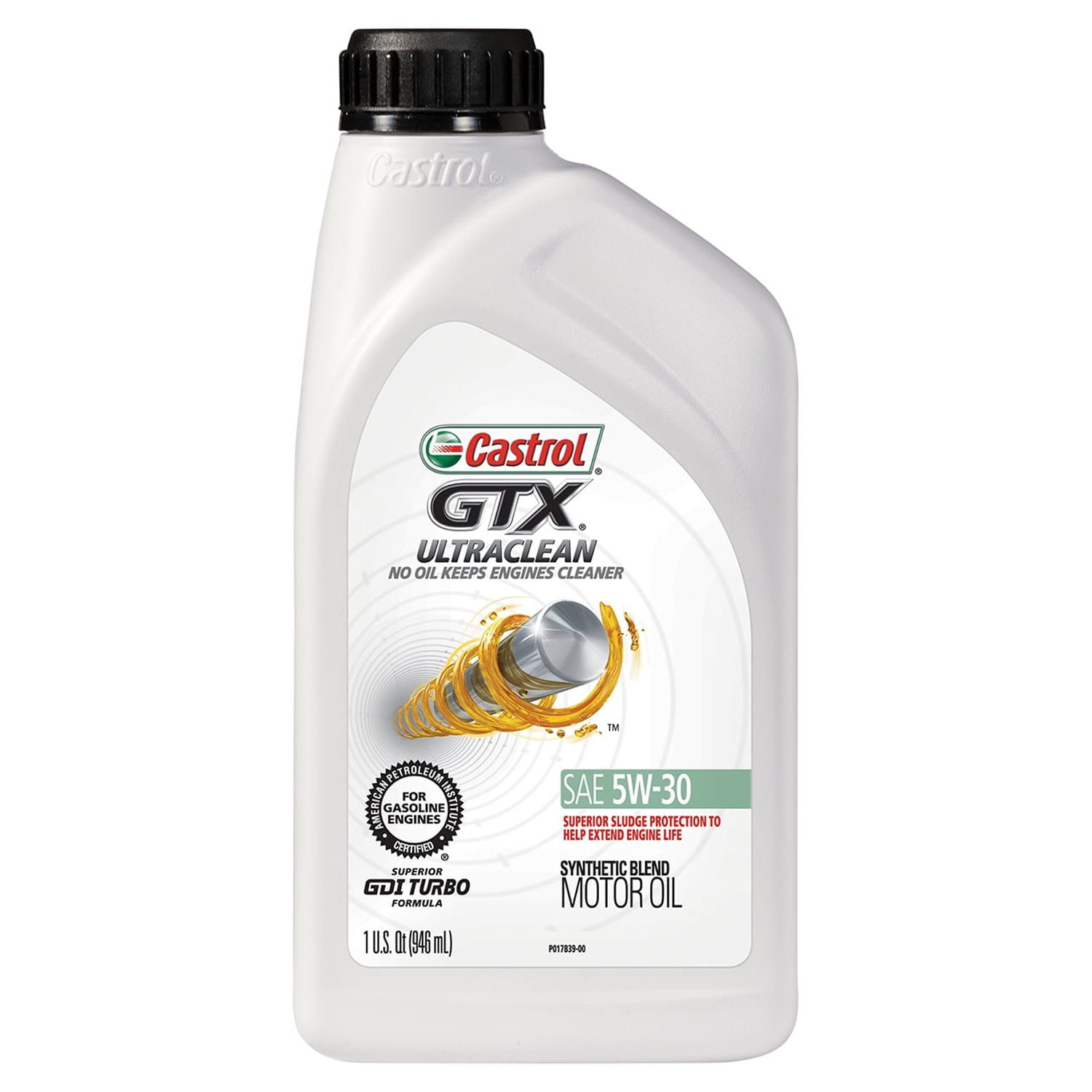 Castrol GTX 5W-30 Synthetic Blend Motor Oil, 1 Quart - Walmart.com