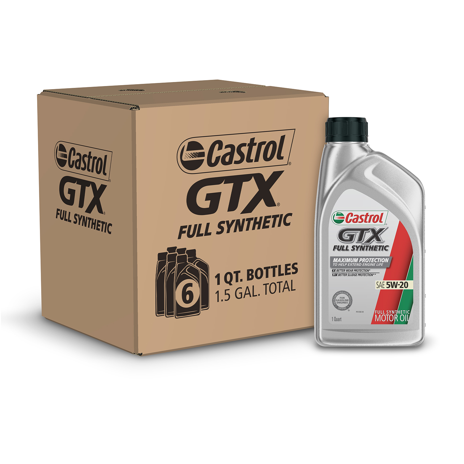 Castrol Power1 4T 10W-40 Full Synthetic Motorcycle Oil, 1 Qt Bottle ...
