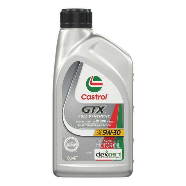 Castrol GTX Full Synthetic 5W-30 Motor Oil, 1 Quart - Walmart.com