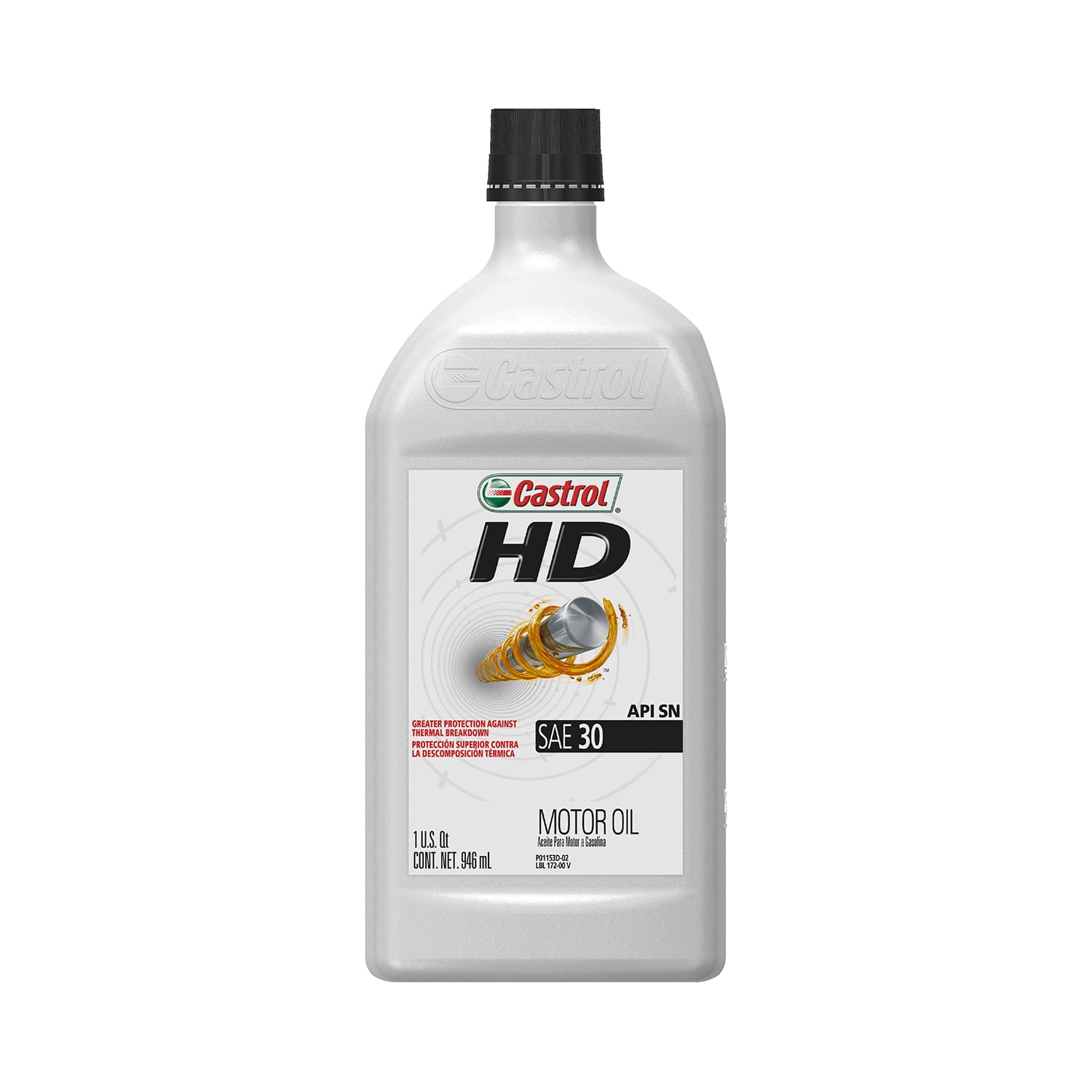 Castrol HD 30 Monograde Conventional Motor Oil, 1 Quart - Walmart.com