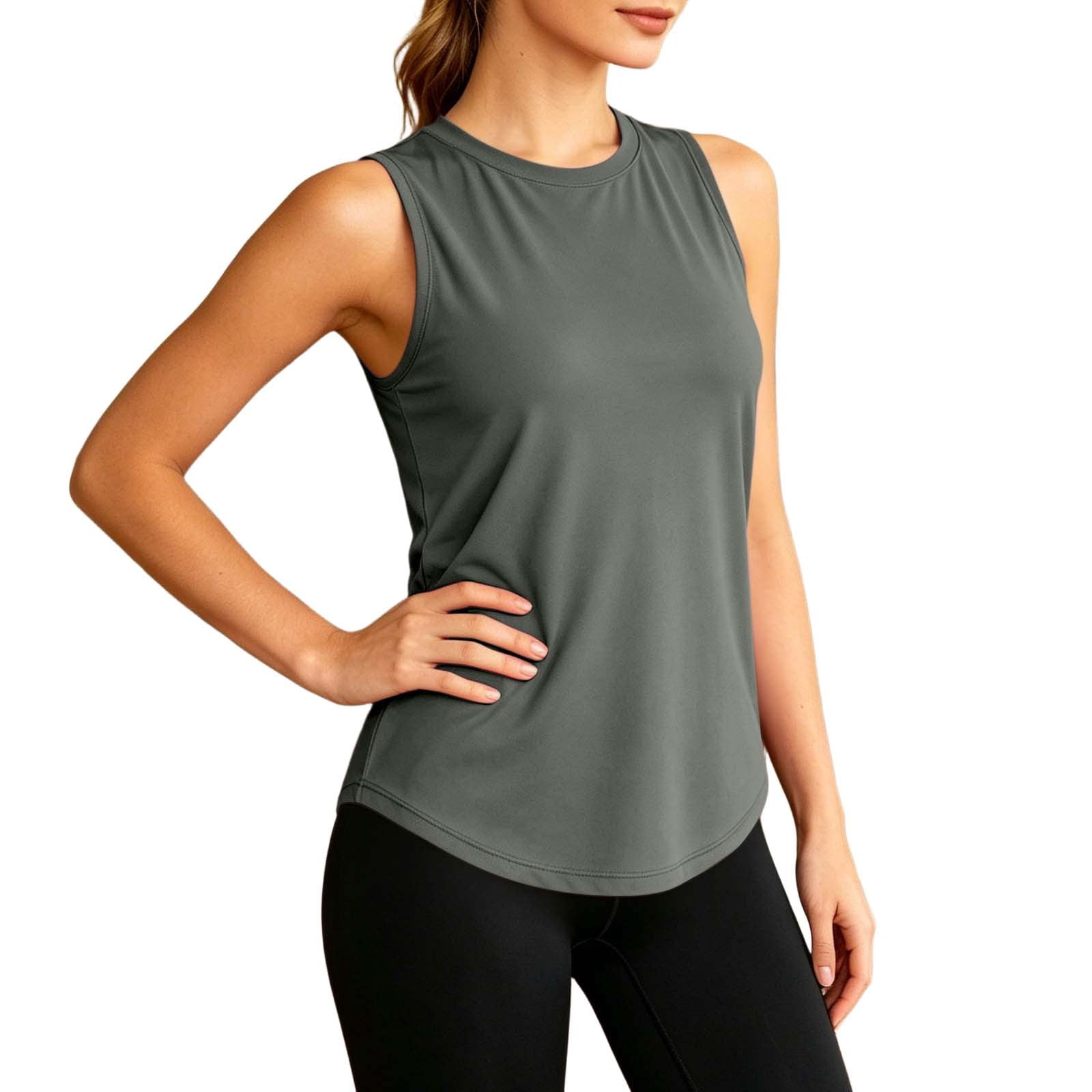Casual And Fashionable Solid Color Sequined V Neck Sleeveless Top And ...