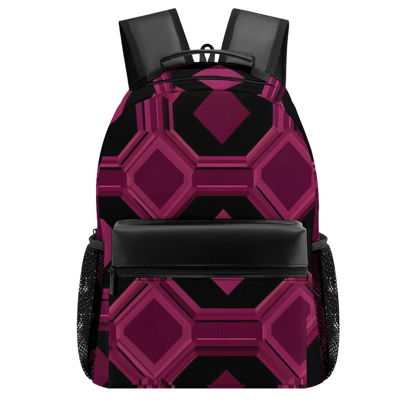 Casual Backpack 11.8×16.5in Casual Fashion Solid Wear-Resistant ...