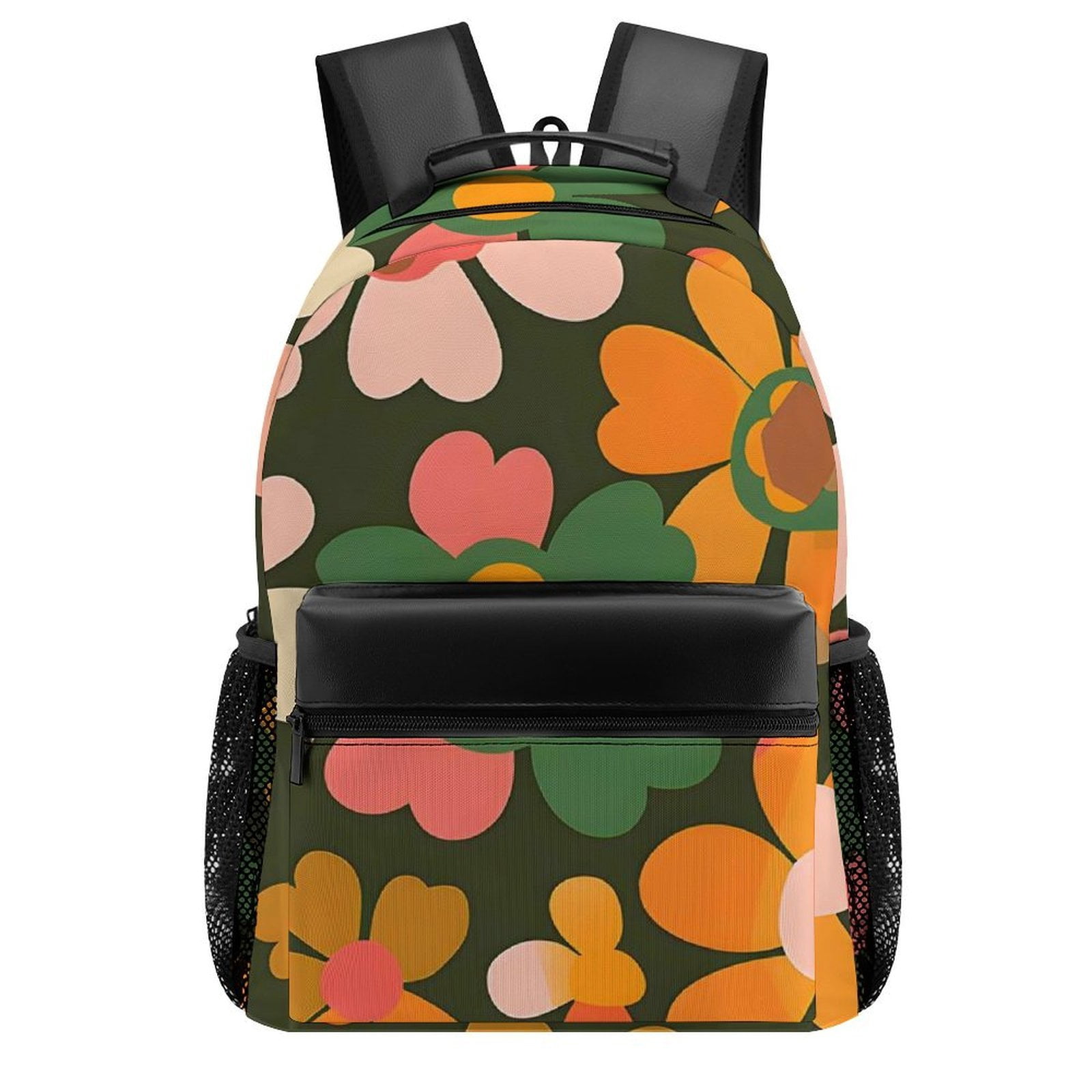 Casual Backpack 11.8×16.5in Casual Fashion Solid Wear-Resistant ...