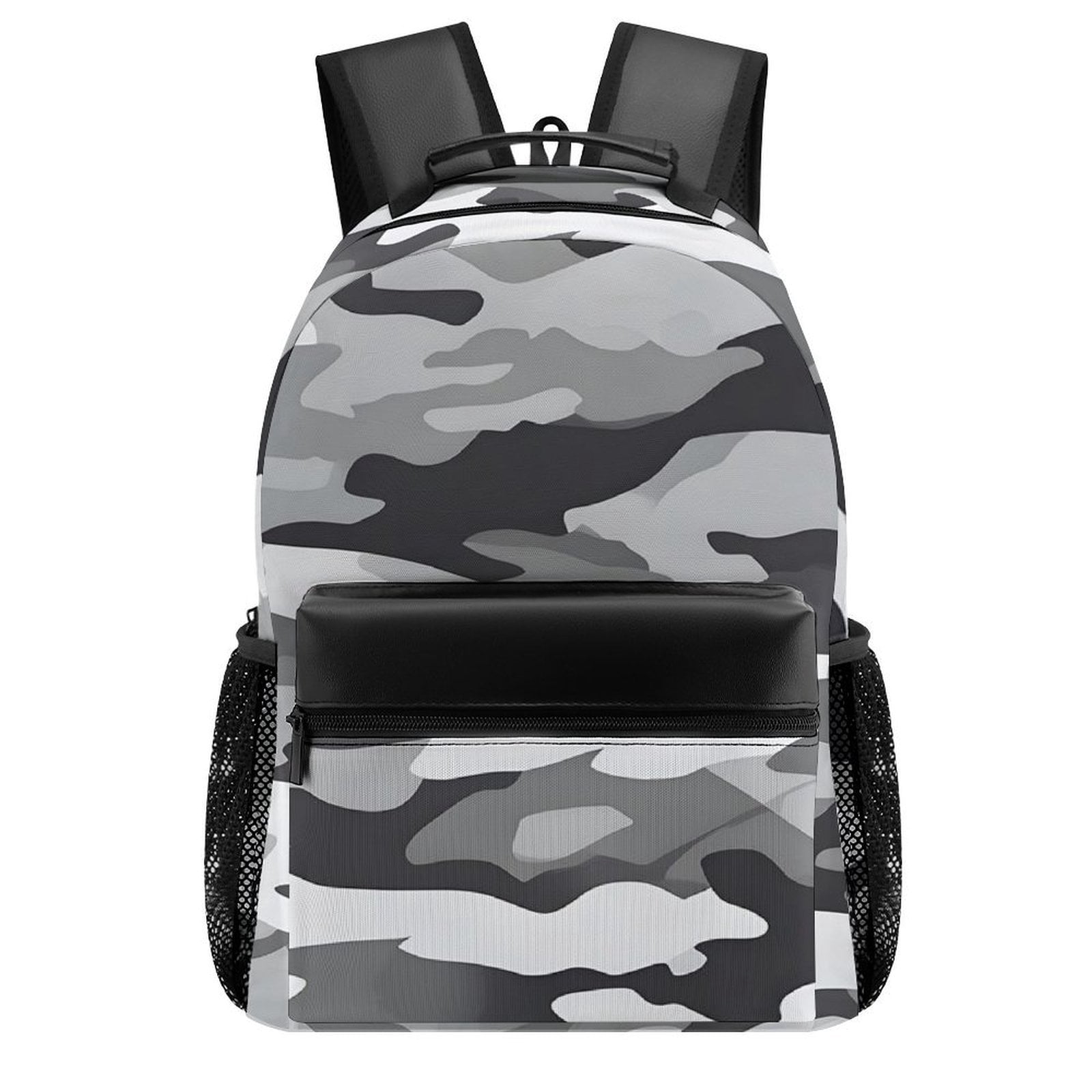 Casual Backpack 11.8×16.5in Casual Fashion Solid Wear-Resistant ...