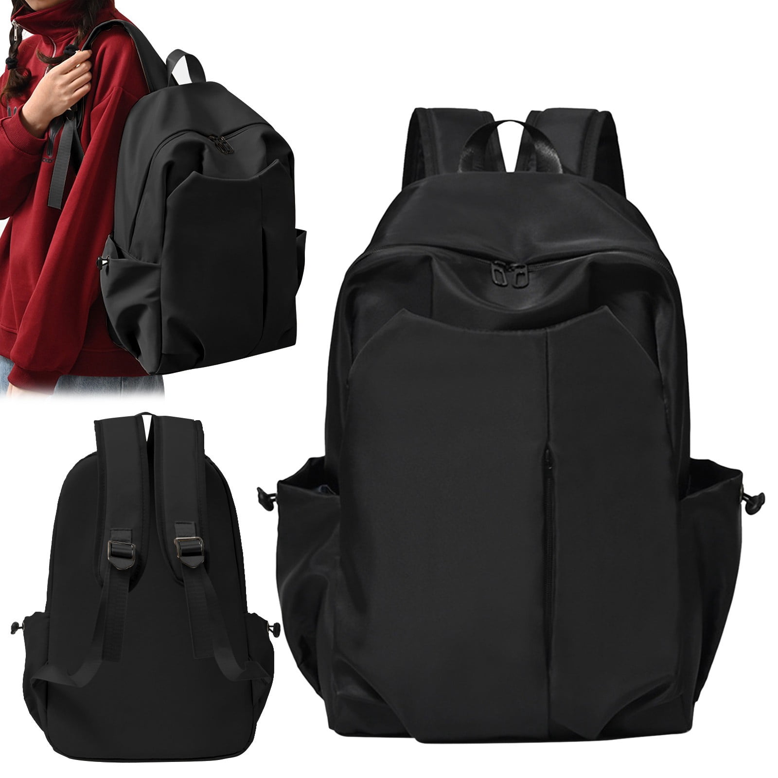Casual Backpack Large Capacity Multi-compartment Durable Commuter ...
