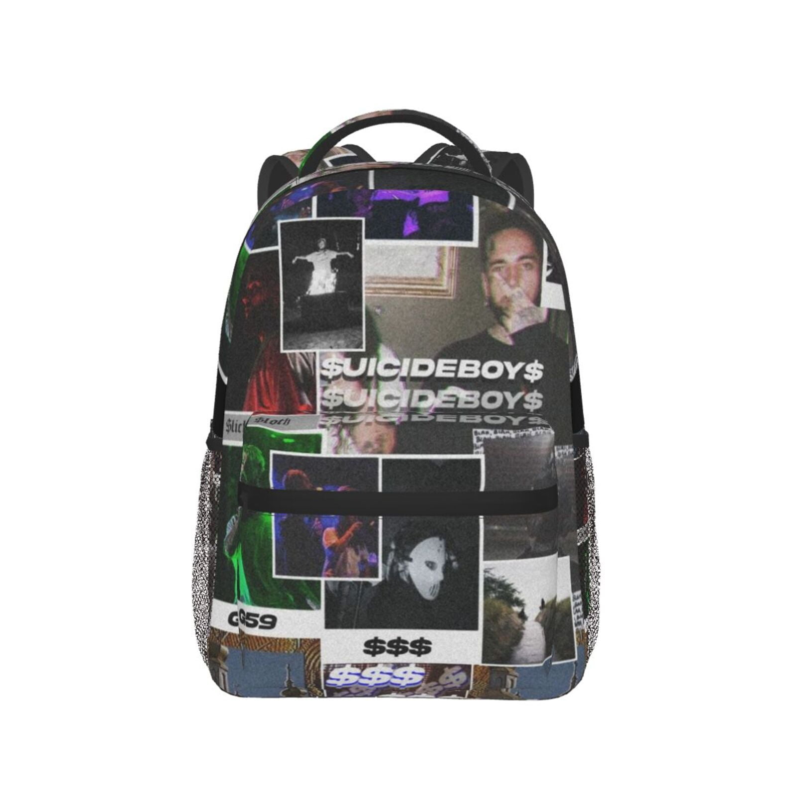 Casual Backpack Suicide- Album Cover Collage Music Bag Lightweight ...