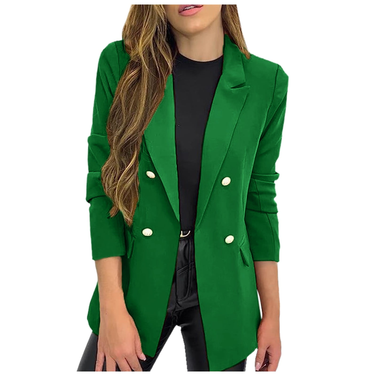 Casual Blazer for Women Clearance Long Sleeve Oversized Jackets Work ...