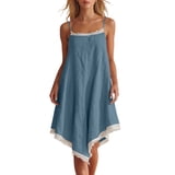 Casual Boho Summer Dresses for Women Lace Hawaiian Beach Cover Up ...