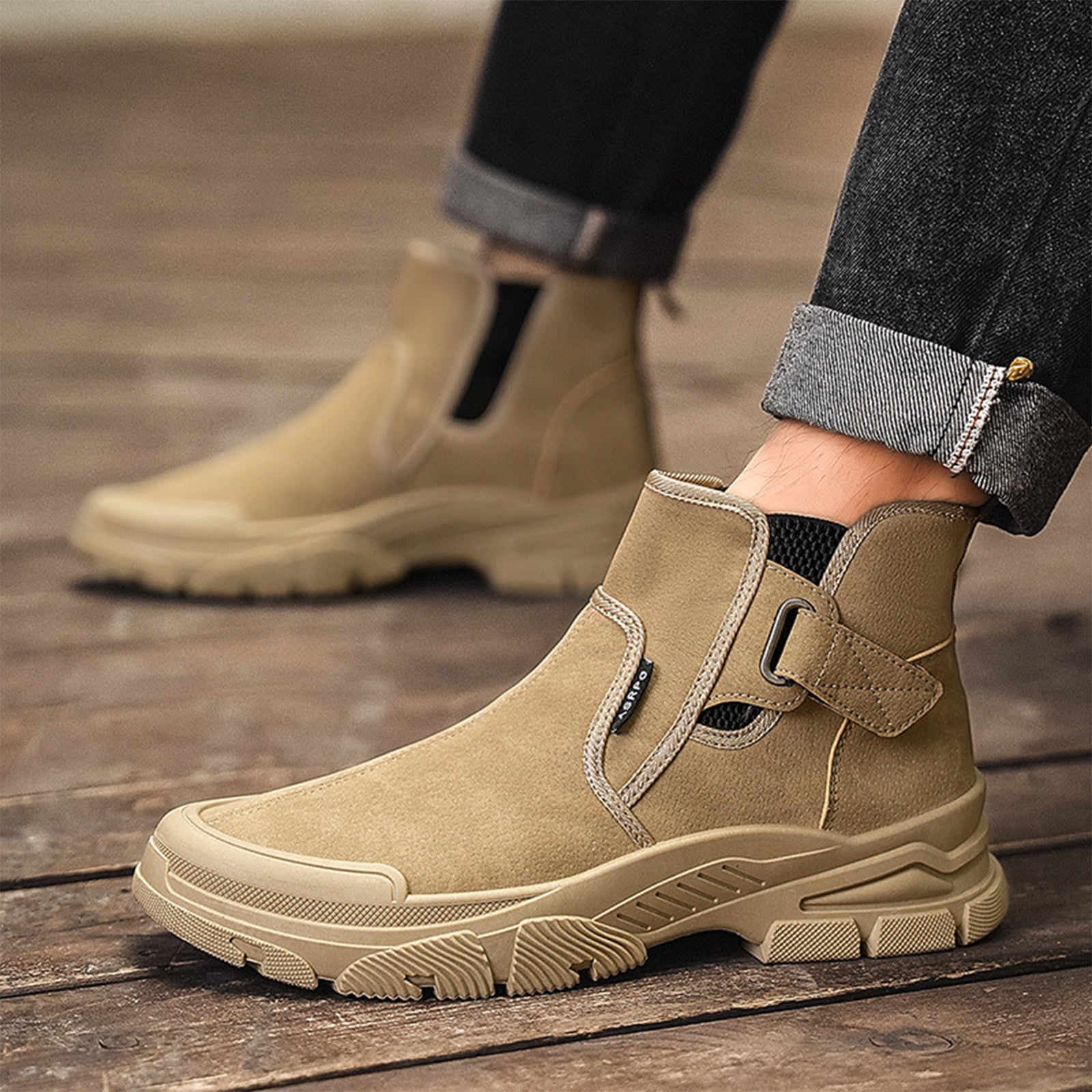 Casual Boots Men Side Zip Boots for Men, Chelsea Boots, Side Zipper for ...