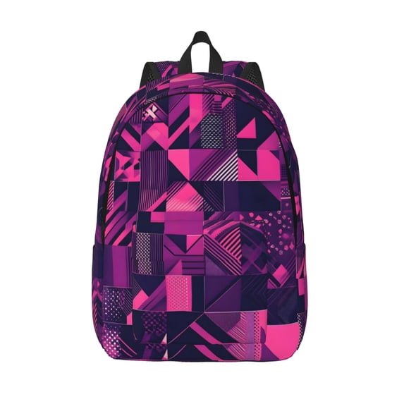 Casual Canvas Backpack Without Interlayer Large Capacity Stick Bag ...
