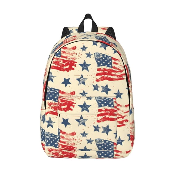 Casual Canvas Backpack Without Interlayer Large Capacity Stick Bag ...