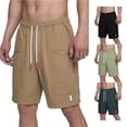 Casual Cargo Shorts Summer Outdoor Loose Fit Workout Athletic Five Inch ...