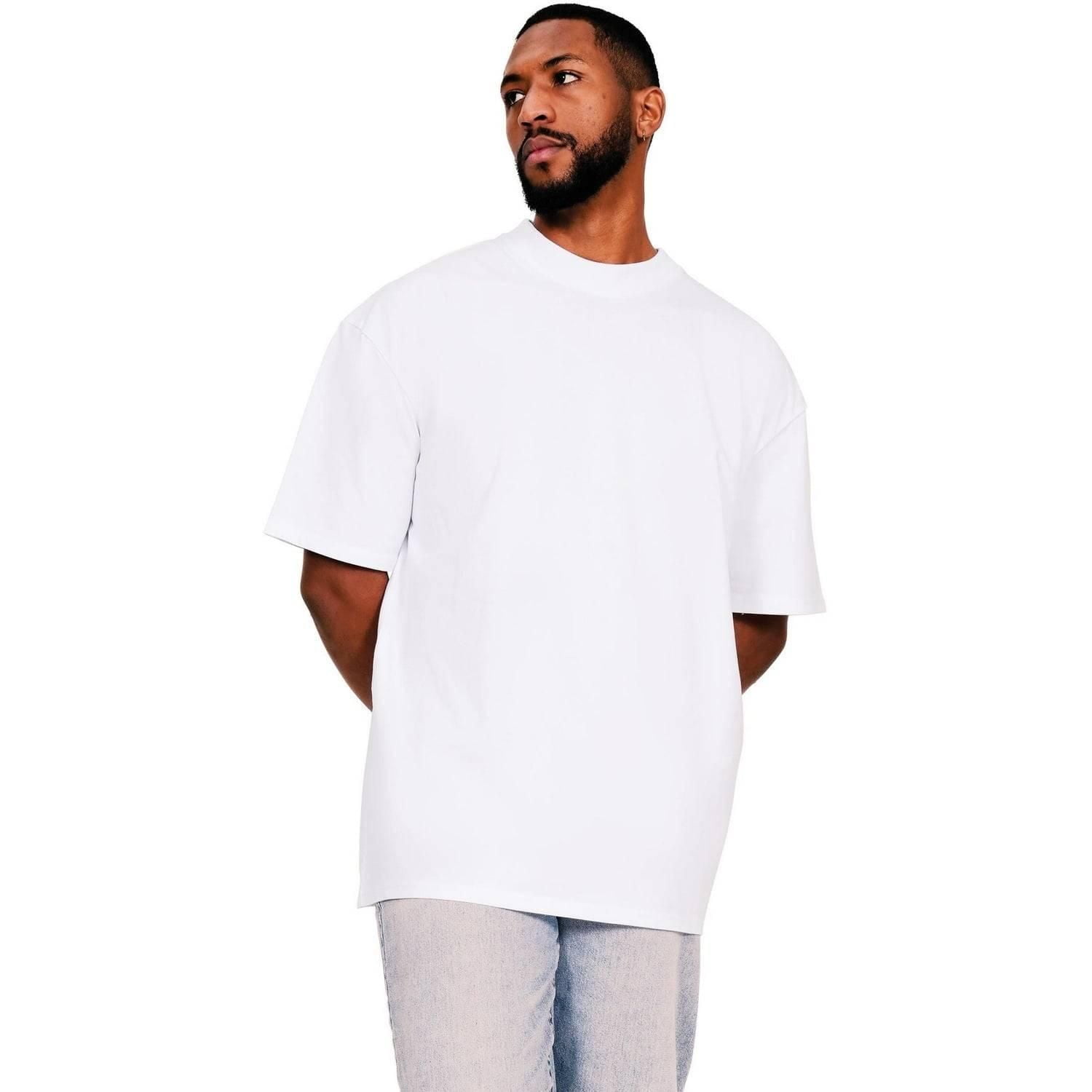 Casual Classics Adult Combed Ringspun Cotton Extended Neckline Tall ...