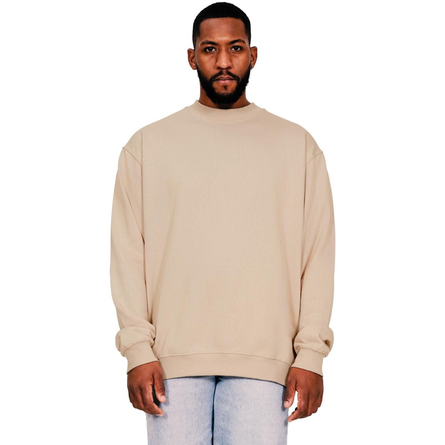 Casual Classics Mens Ringspun Cotton Extended Neckline Tall Oversized ...