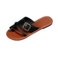 Casual Clip Toe Flat Sandals For Women Spring And Summer Beach Style ...