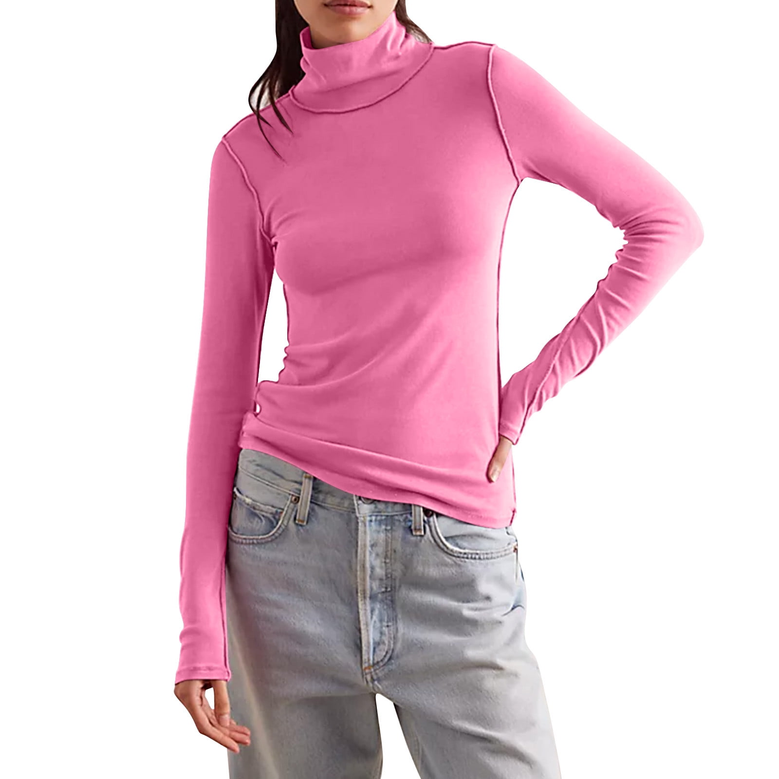 Casual Clothes Mingw Womens S Crewneck Long Sleeve Shirts for Women ...