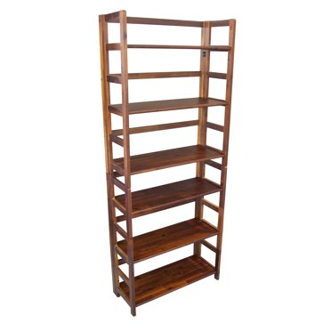 Ltd Solid Wood 3-Tier Folding Bookcase - Stackable & Portable Storage ...