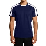 Casual Crewneck Shirts for Men Summer Colorblock Running Athletic T ...