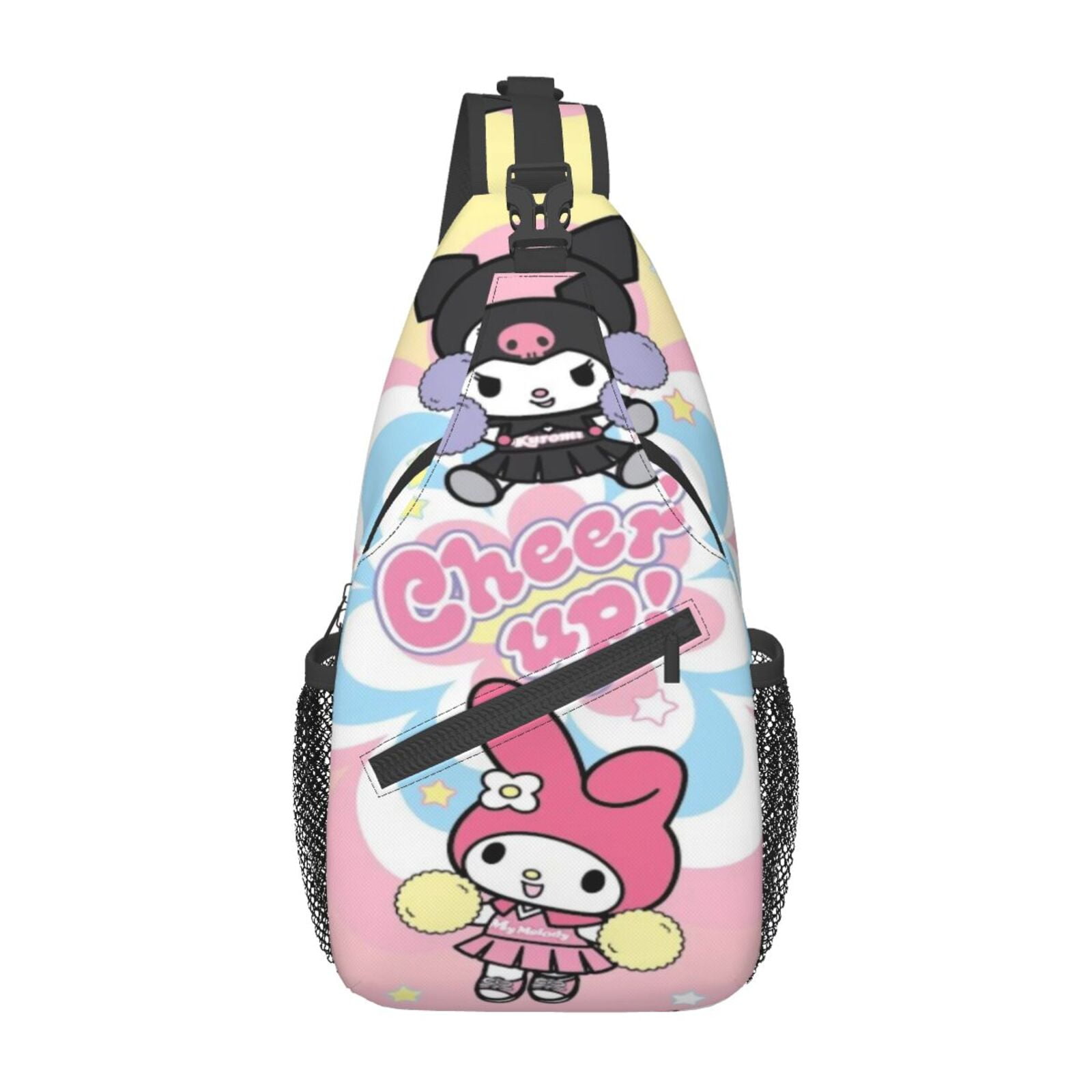 Casual Cross-Body Bag Kuromi And Melody Chest Bag Shoulder Bag Suitable ...