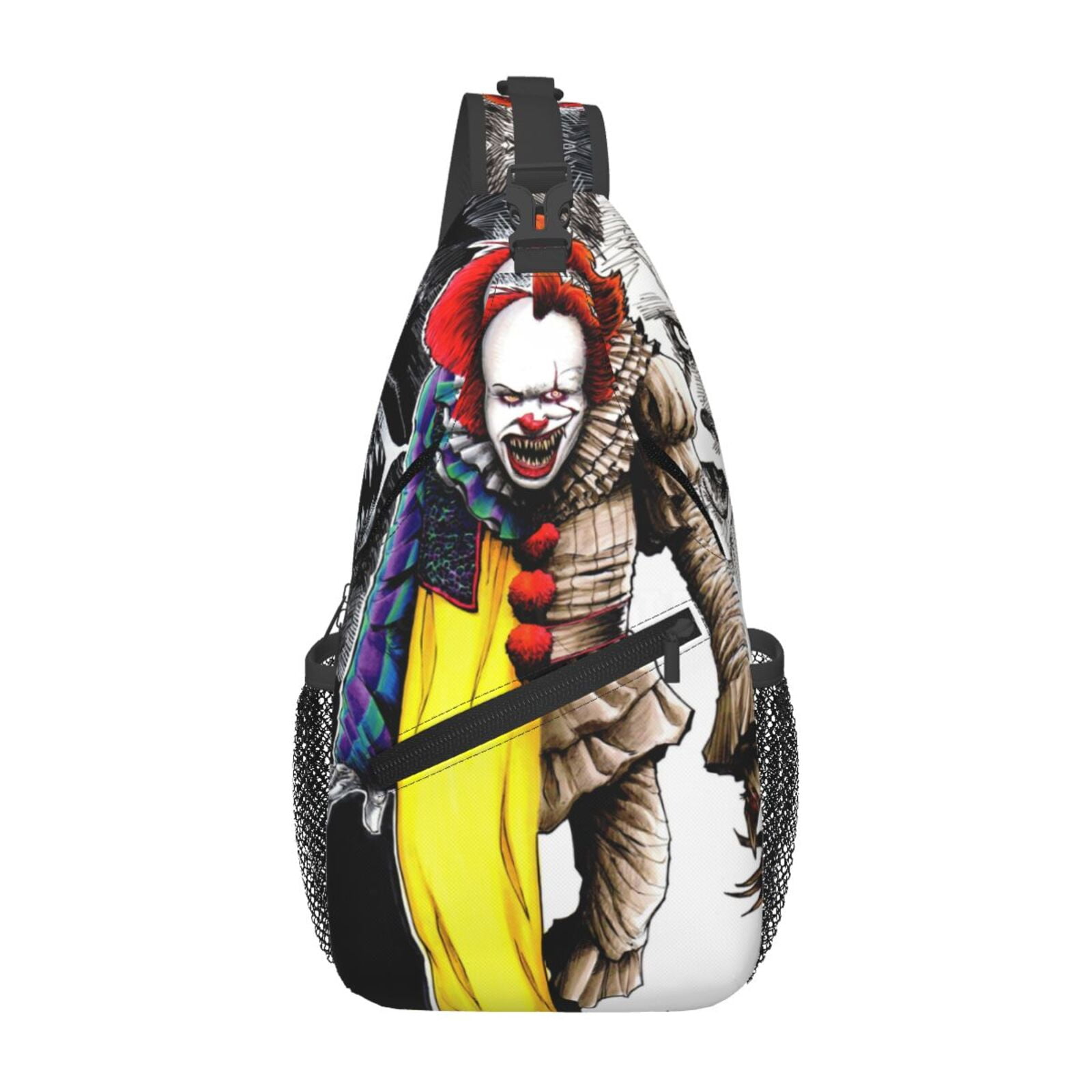 Casual Crossbody Sling Backpack, Horrible Pennywise Shoulder Daypack ...
