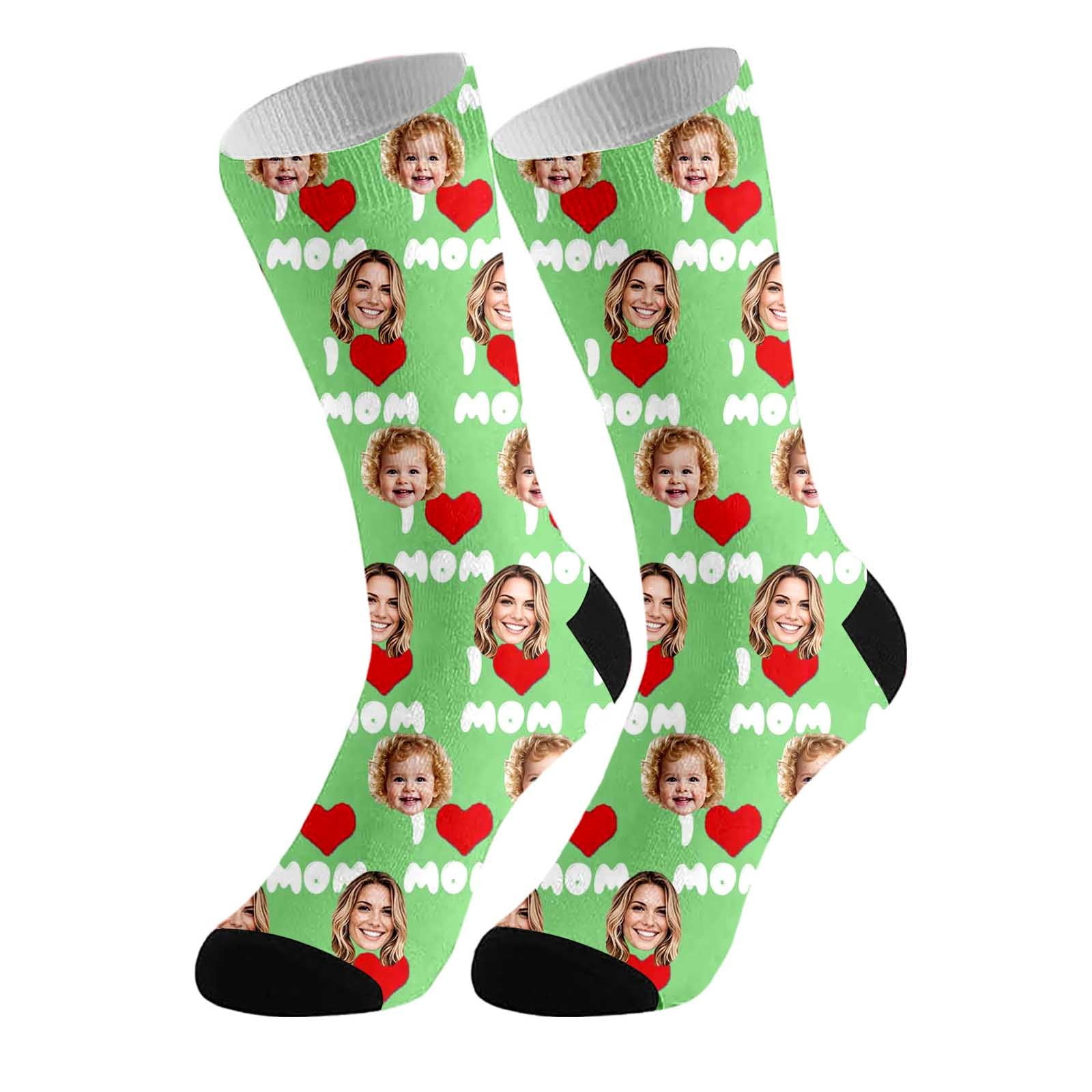 Casual DIY Holiday Anniversary Custom Printed Socks Socks for Woman ...