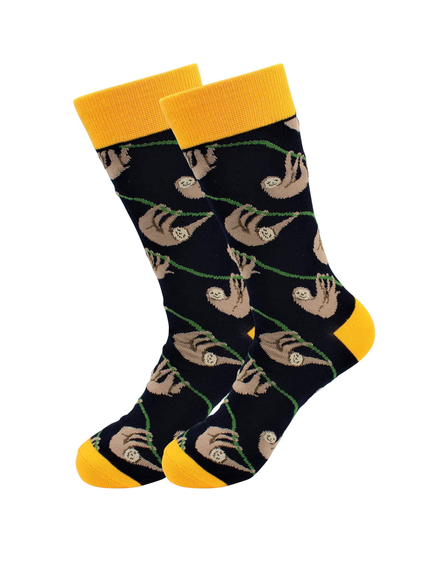 Casual Designer Animal Socks - Sloth - for Men and Women - Walmart.com