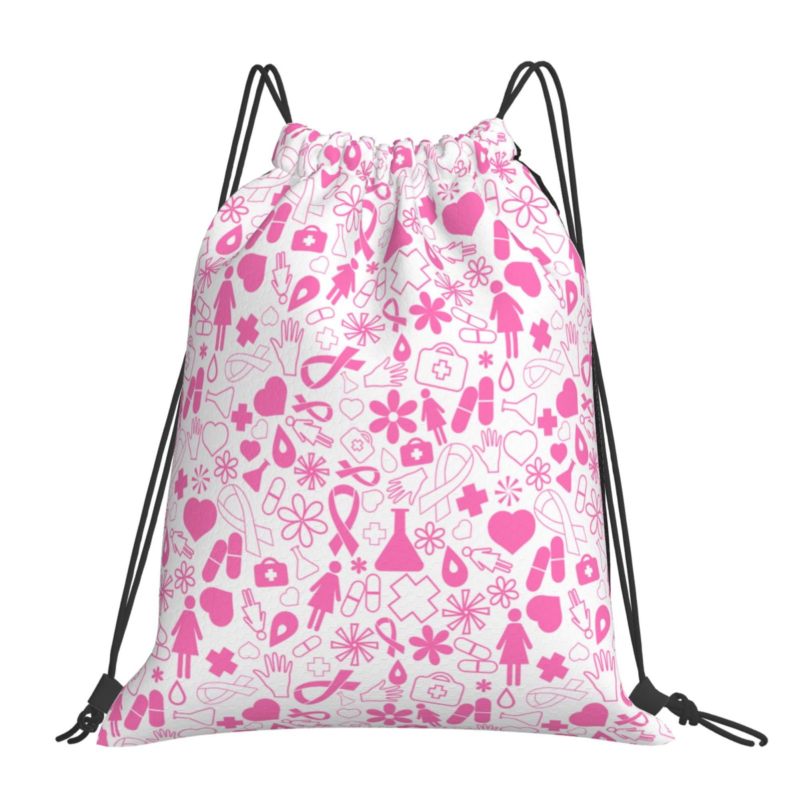 Casual Drawstring Drawstring Backpack 16×14in Dirt-Resistant Drawstring Design Convenient To ...